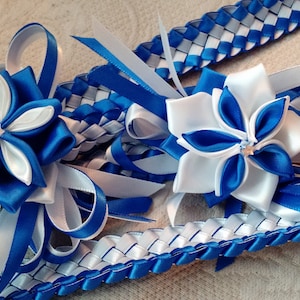 Double Braid Ribbon Lei With Flower - Etsy