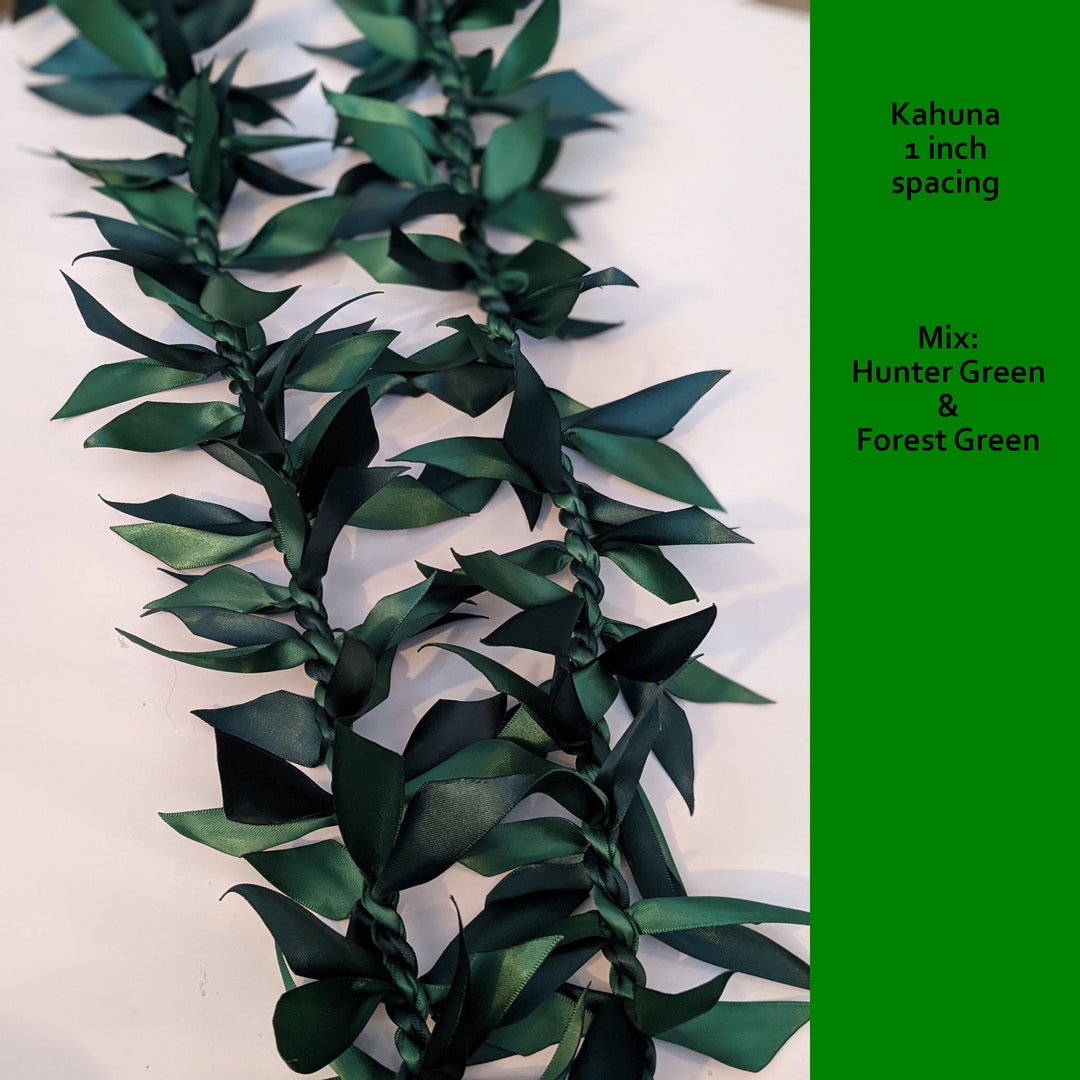 Ti Leaf Ribbon Lei - Etsy