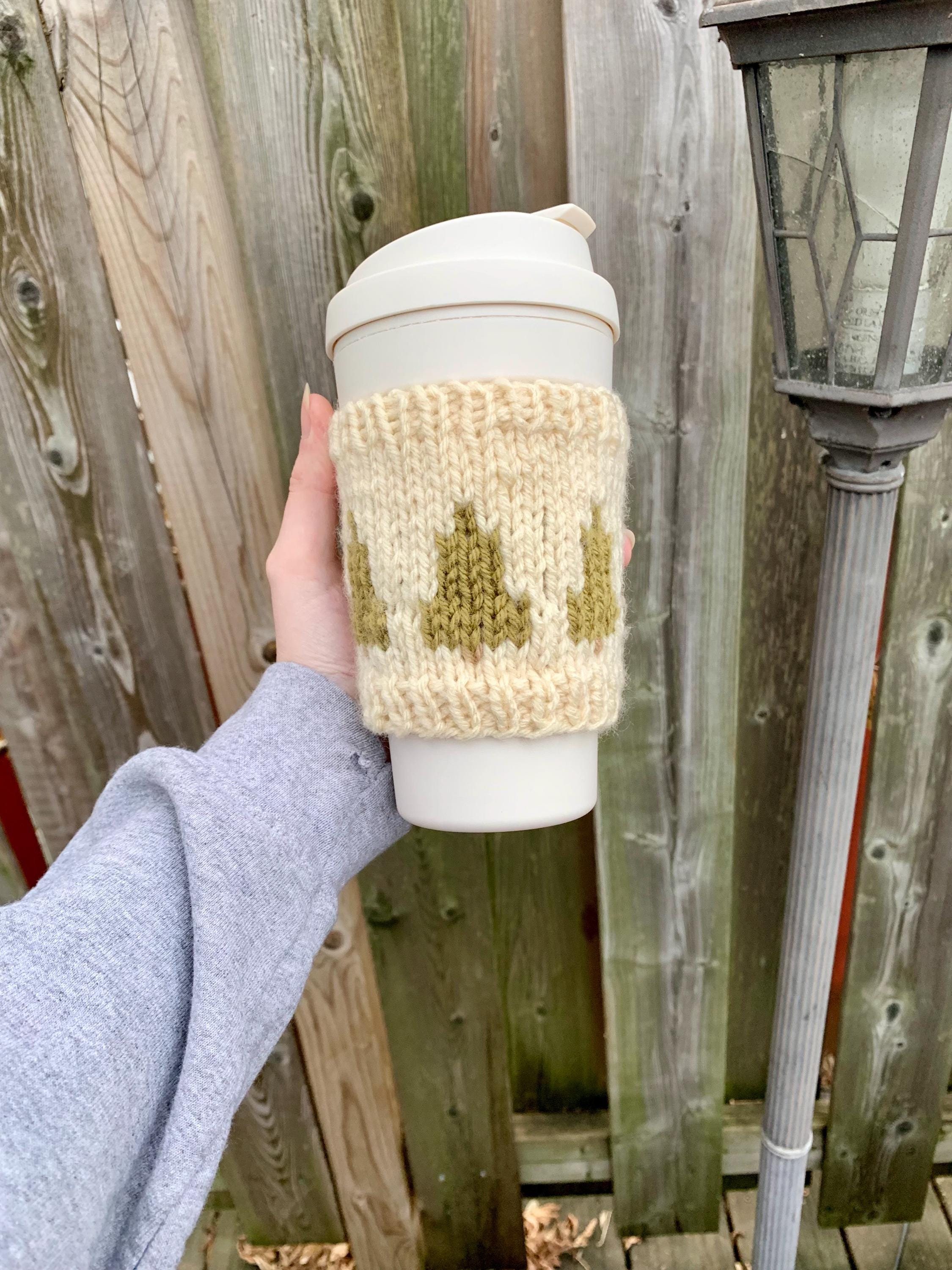 4-pack Coffee Sleeve Knitting Pattern - Etsy