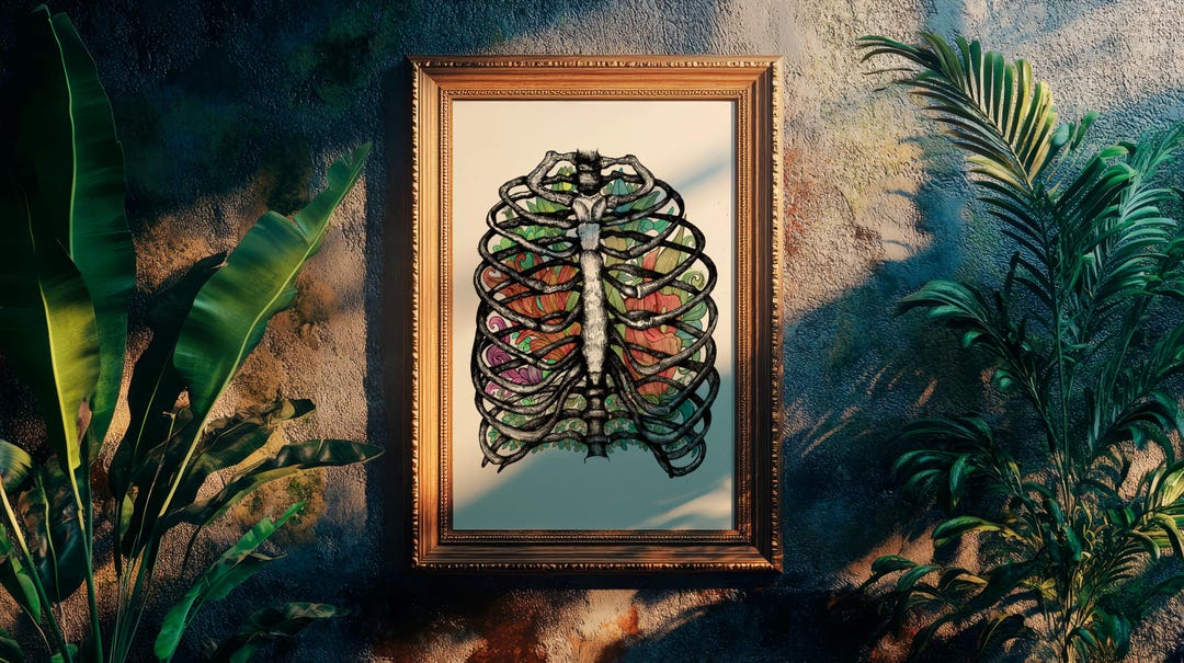 Living Anatomy / the Thorax - Etsy