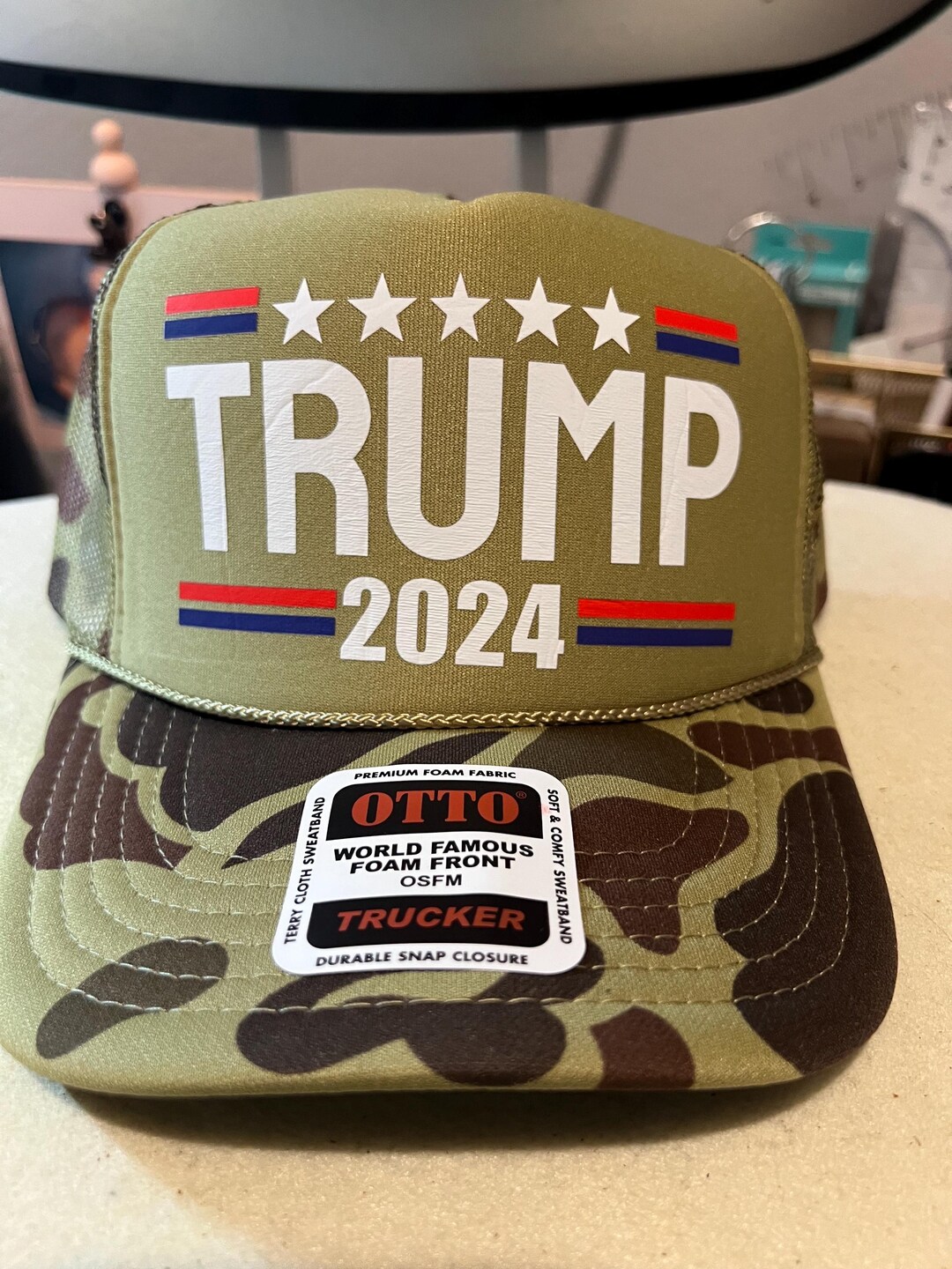 Camo Trump Trucker Hat - Etsy