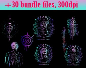 Astarion Baldurs Gate SVG BG3 Dungeon and Dragon Cricut File for ...