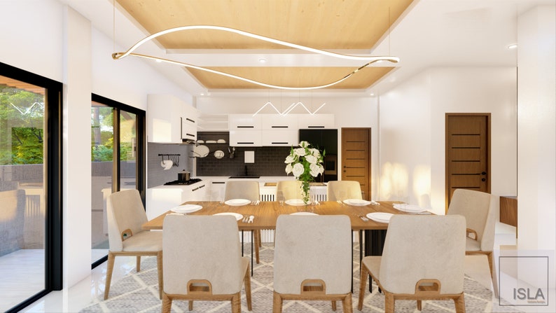 180sqm 1,937sf House Area Two Storey Modern Residential 3 Bedrooms 3.5 ...