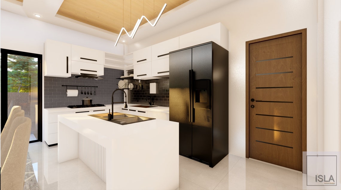 180sqm 1,937sf House Area Two Storey Modern Residential 3 Bedrooms 3.5 ...