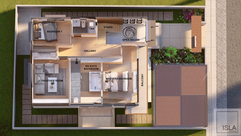 180sqm 1,937sf House Area Two Storey Modern Residential 3 Bedrooms 3.5 ...