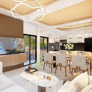 180sqm 1,937sf House Area Two Storey Modern Residential 3 Bedrooms 3.5 ...