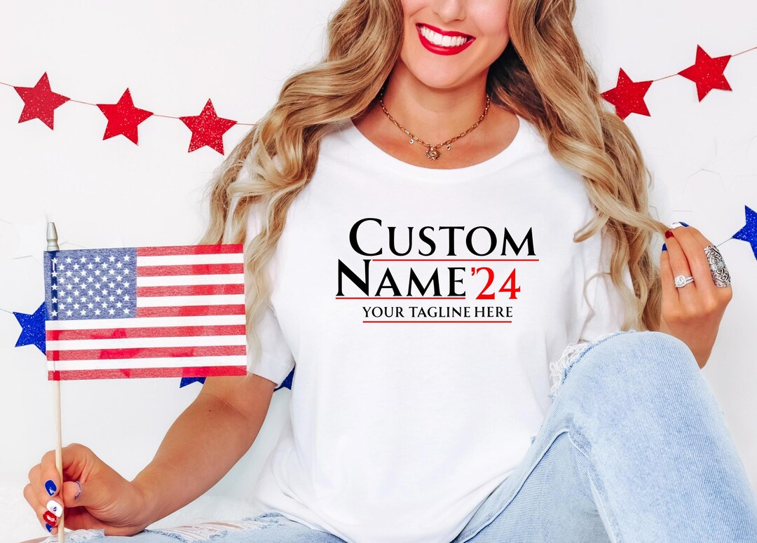 Custom Election Shirt, Personalized Campaign Shirt, Voter Name T-shirt ...