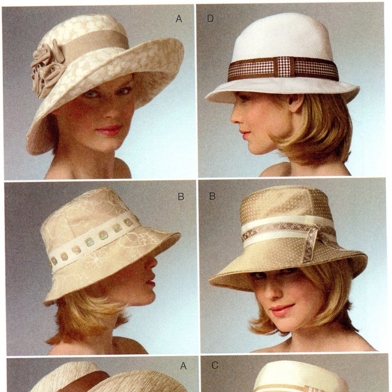 Vogue Hat Sewing Patterns - Etsy
