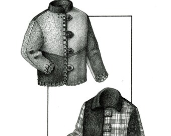 Serge Great Coat - Etsy UK