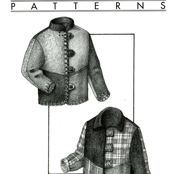 Mandarin Collar Coat - Etsy