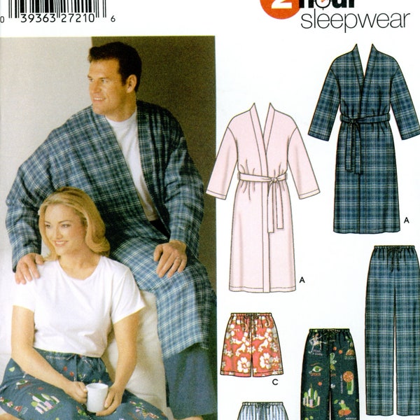 Mens Pajama Pattern - Etsy