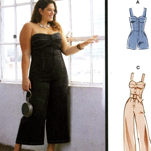 UNCUT Mccall's Sewing Pattern 10732 8145 Misses Tops Size - Etsy