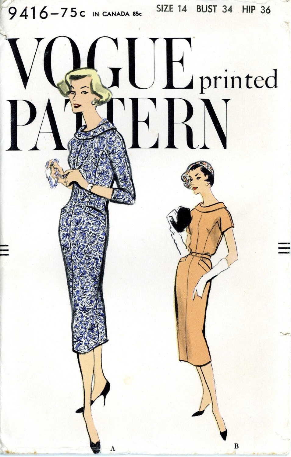 Sewing & Fiber Craft Supplies & Tools Sewing Vogue V2787 2787 Original ...