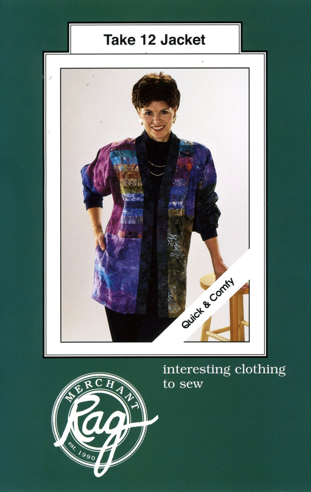 Rag Merchant Wearable Art Take 12 Jacket Quilted Patchwork Fat Quarters ...