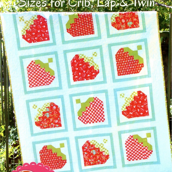 Strawberry Quilt - Etsy
