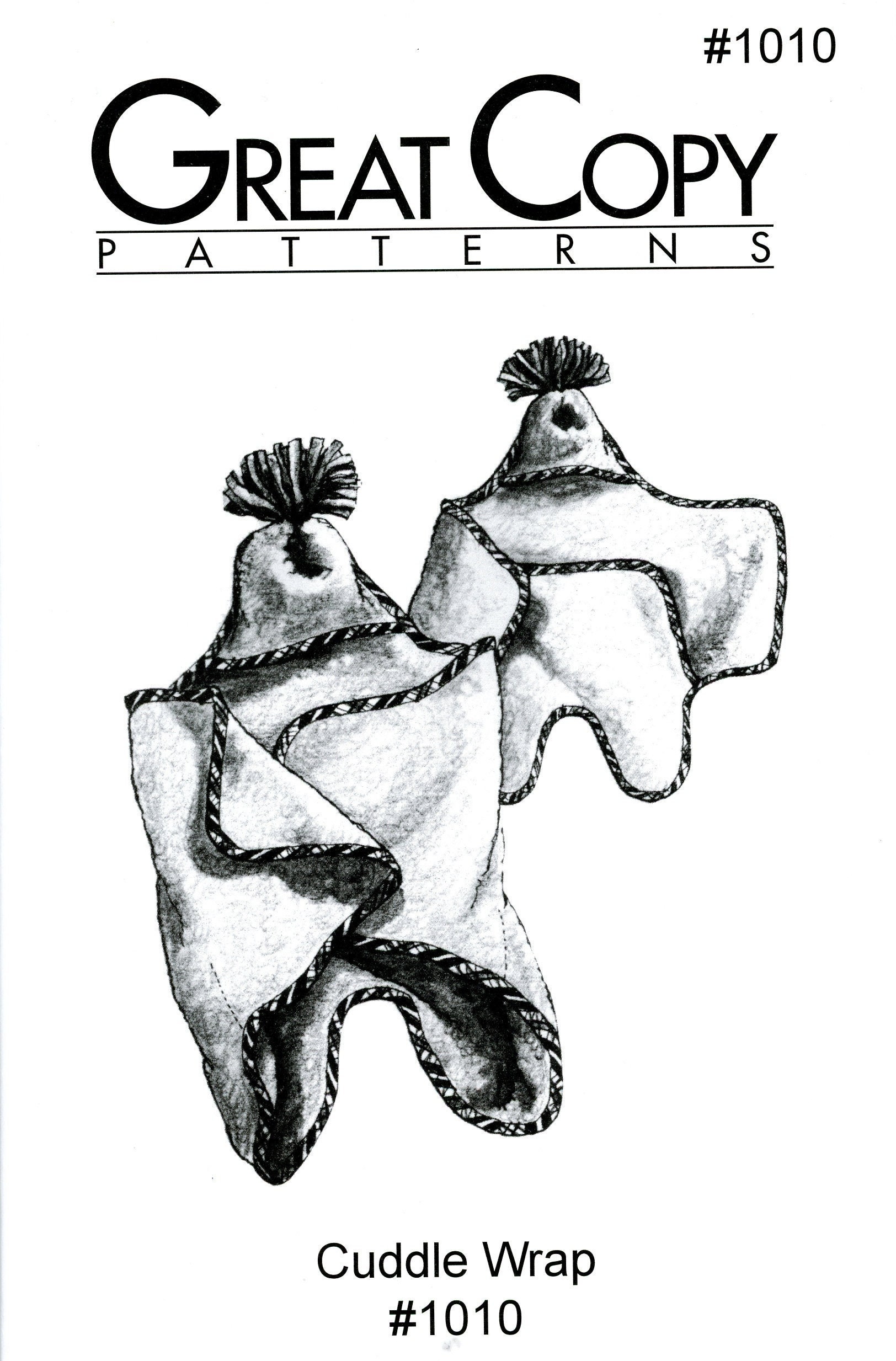 Great Copy Patterns 1010 Cuddle Wrap Baby Infant Size 3 to 6 Months and Older Uncut Sewing ...