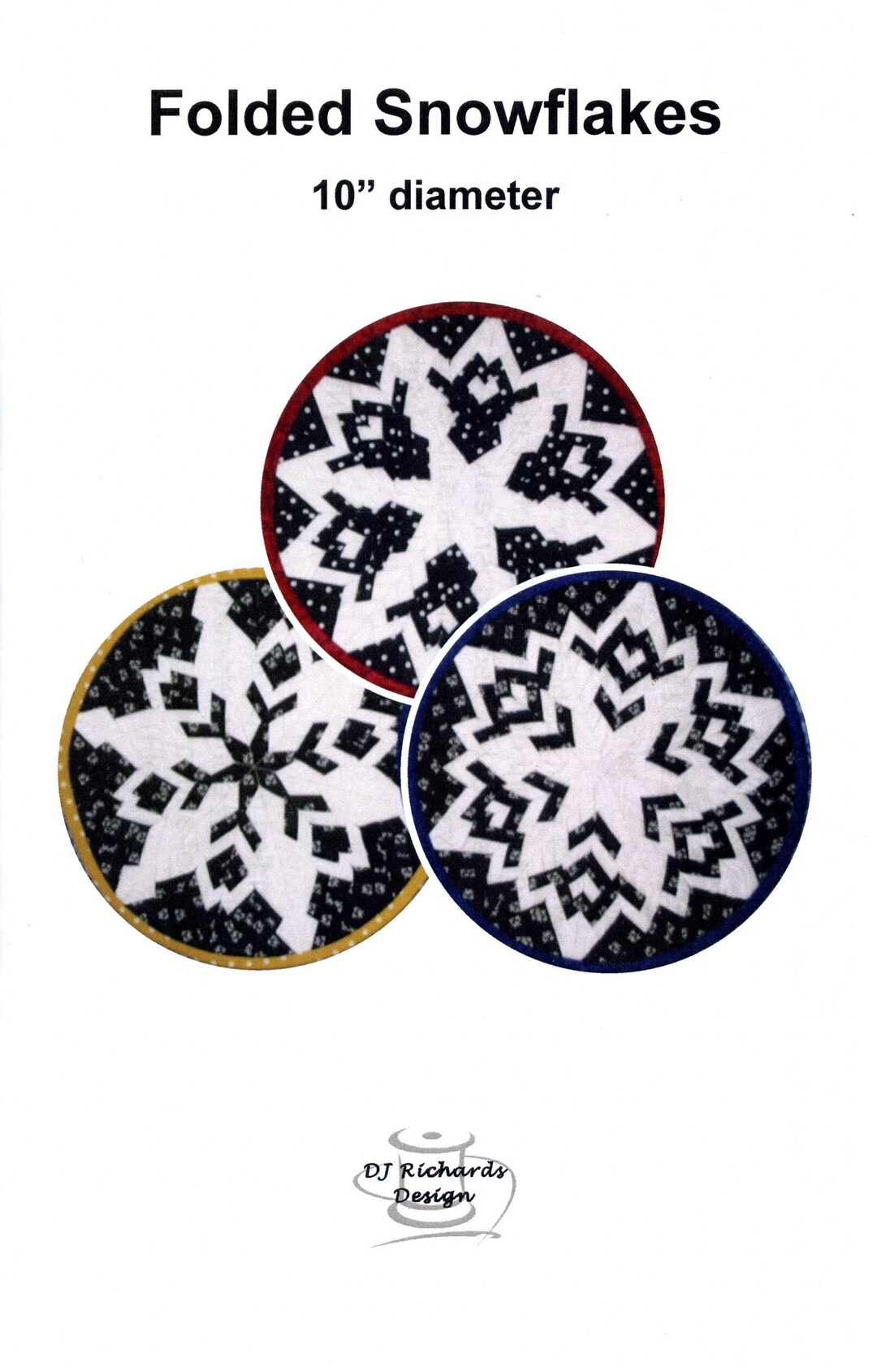 DJ Richards Design Folded Snowflakes 10 Inch Diameter Decoration Hot ...