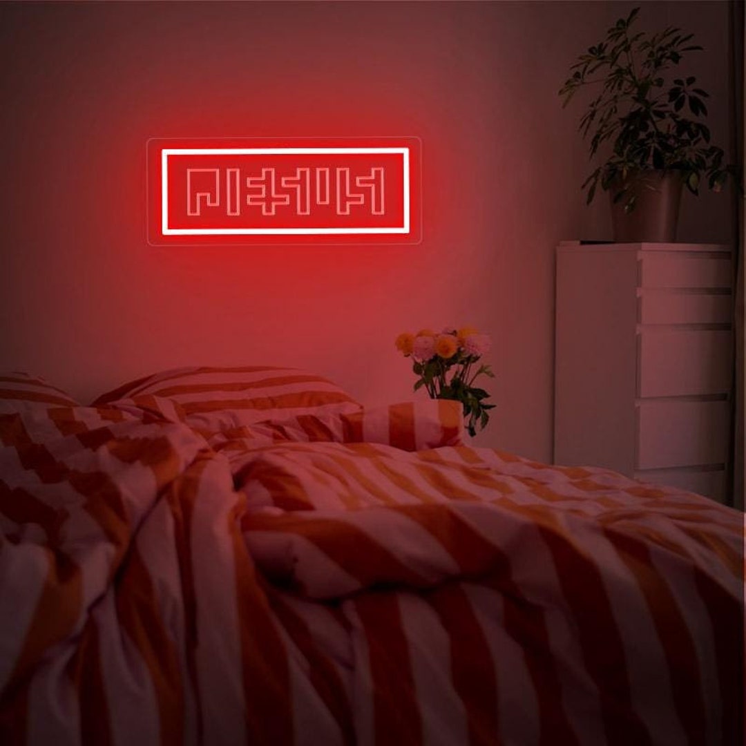 Hidden Jesus Neon Sign, Minimalist Jesus Led Light, Christian Wall ...