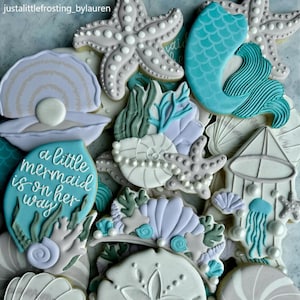 Baby Mermaid Cookie Cutter STL Set (instant Download) - Etsy