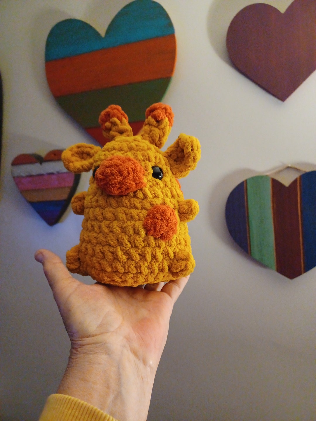 Handmade Crochet Stuffed Giraffe Plush Stuffie - Etsy