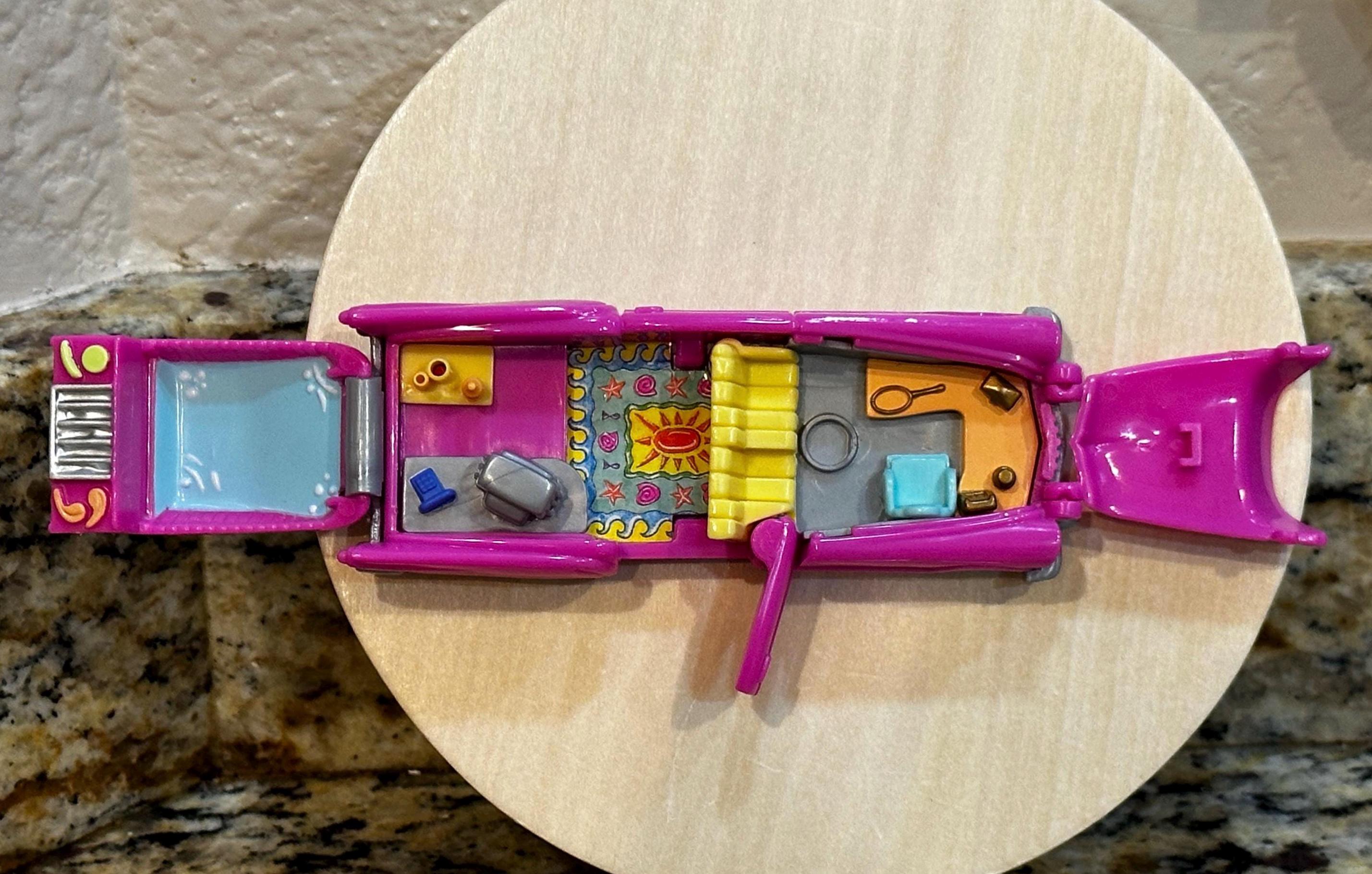 100% Complete 1995 Vintage Polly Pocket Pool Party on the Go - Etsy