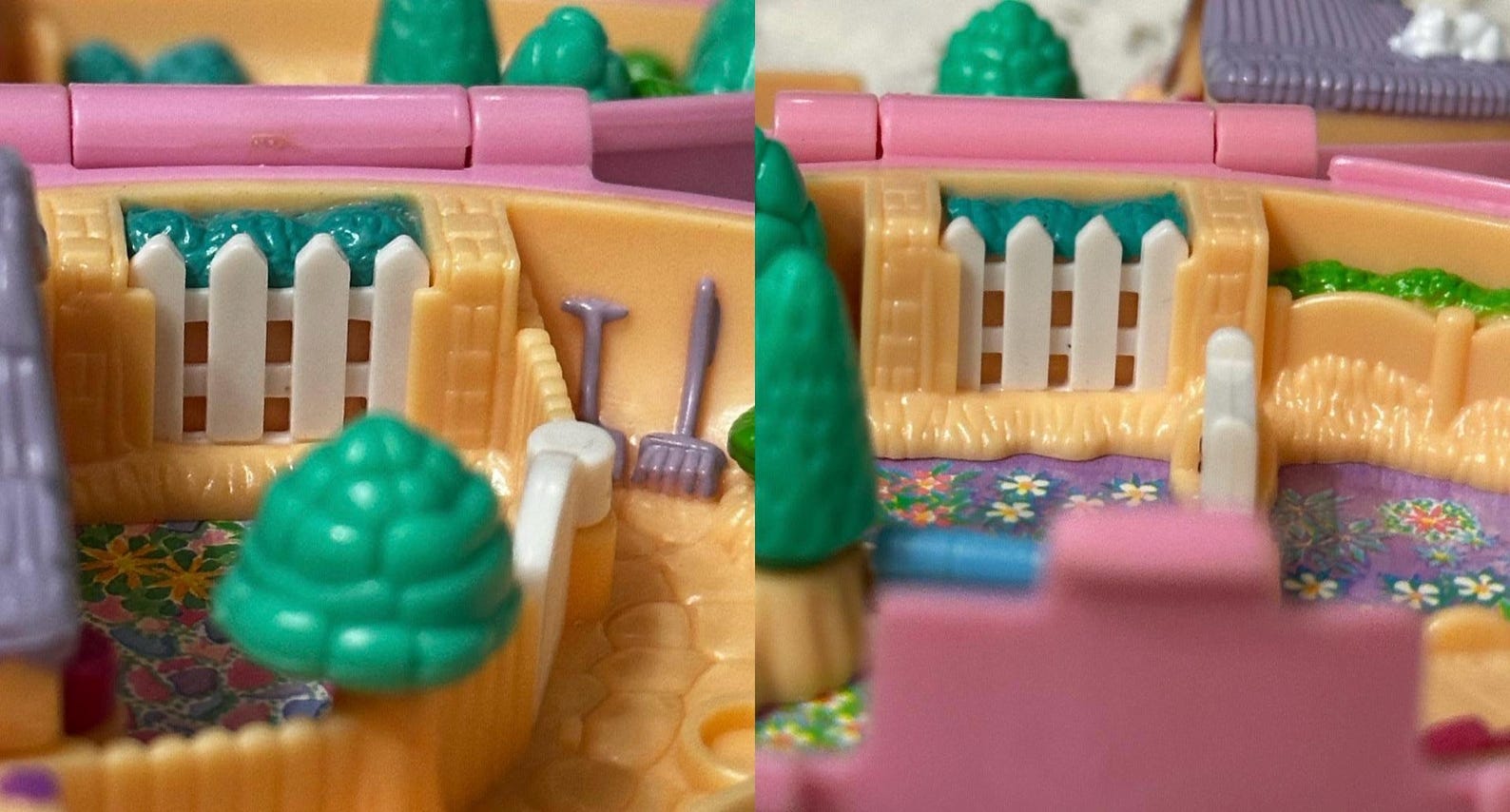 Vintage 1995 Polly Pocket Shetland Pony Stable Compact - Etsy