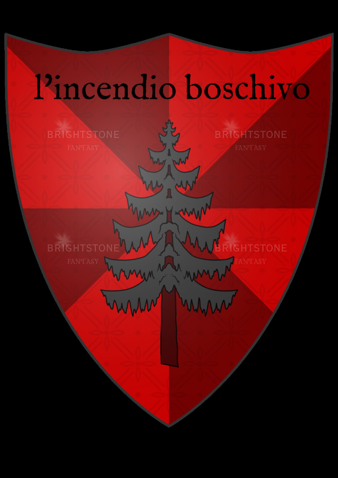 Custom Digital Fantasy Emblem, Gifts for Him, Creative Gifts, Coat of ...