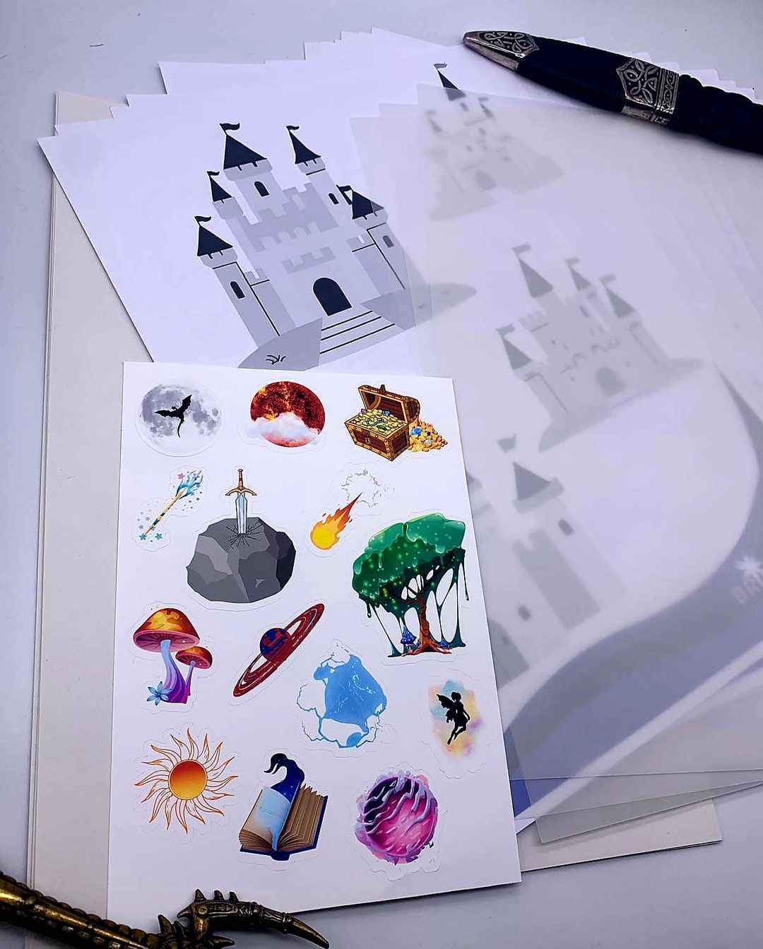 Create Your Own Fantasy World, Tracing Kits for Children, Drawing Kits ...