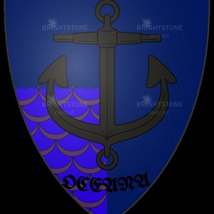 Custom Digital Fantasy Emblem, Gifts for Him, Creative Gifts, Coat of ...