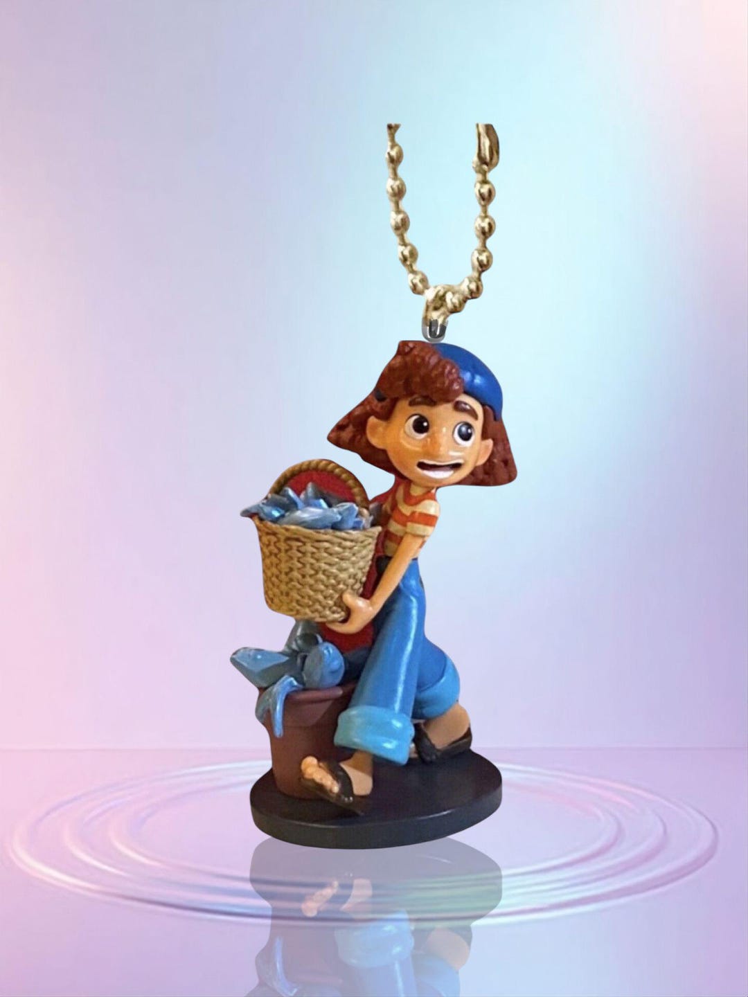 Giulia PVC Keychain Dangler Figure 4 Figurine Luca Sea Monster Charm ...