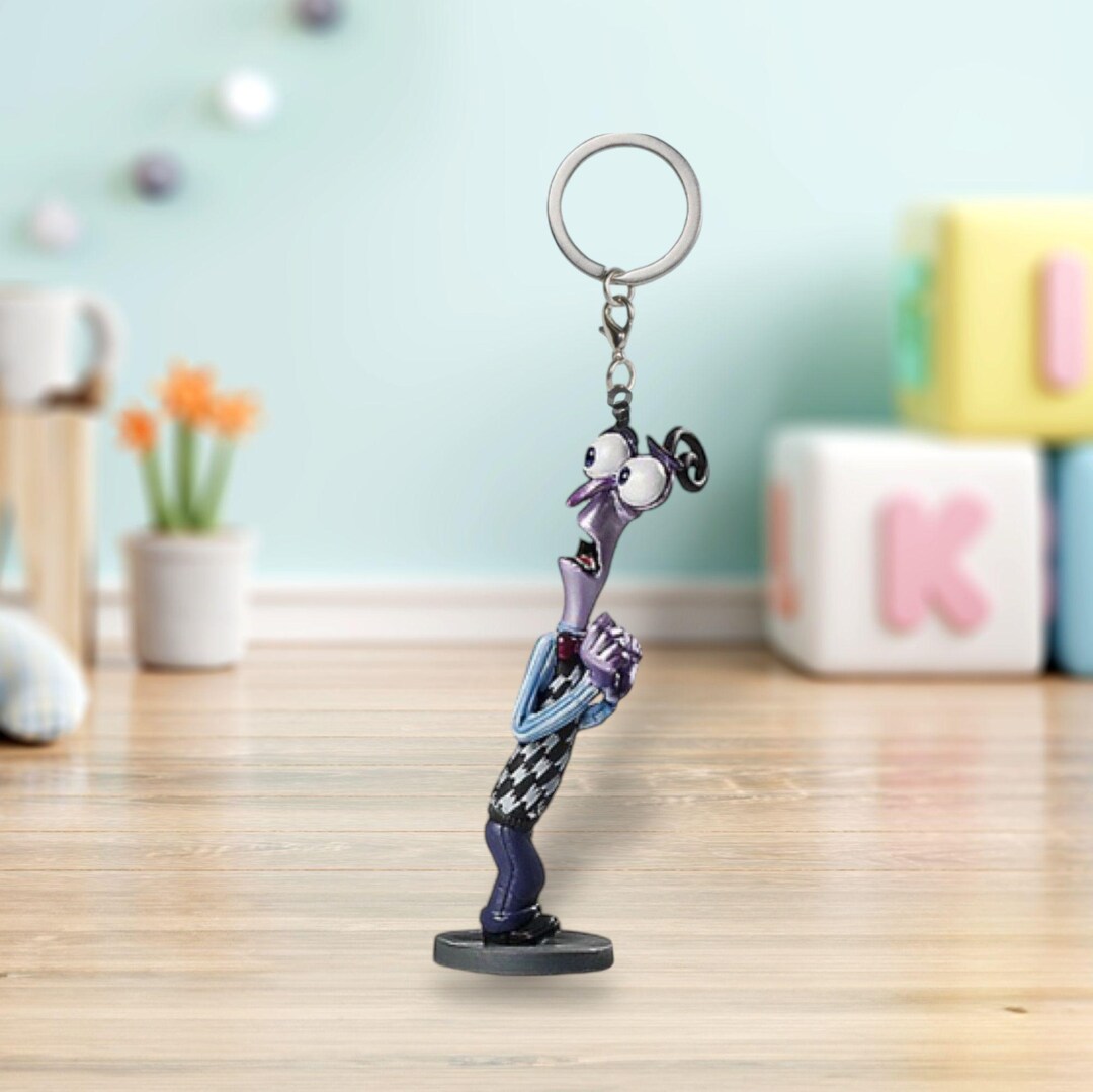 Inside Out Fear 3" PVC Key Ring Keychain Figure Figurine Ornament Charm ...