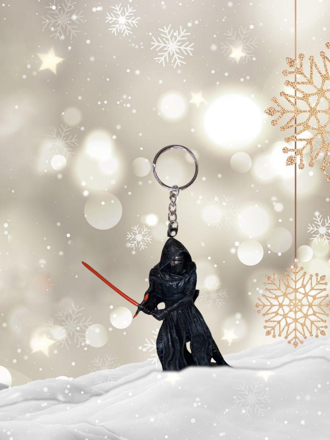 Star Wars Force Awakens Kylo Ren Key Ring Keychain Ornament Pvc Figure ...
