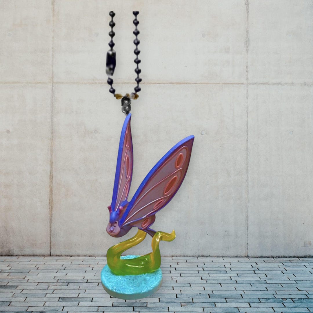 Alice in Wonderland Caterpillar Butterfly Keychain Dangler Figure ...