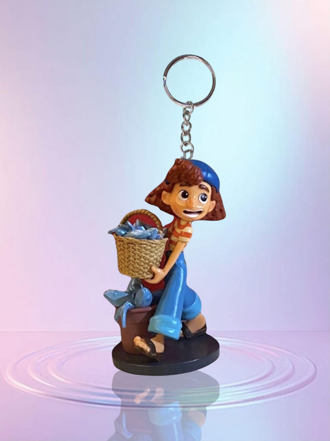 Giulia PVC Key Ring Keychain Figure 4” Figurine Luca Sea Monster Charm ...