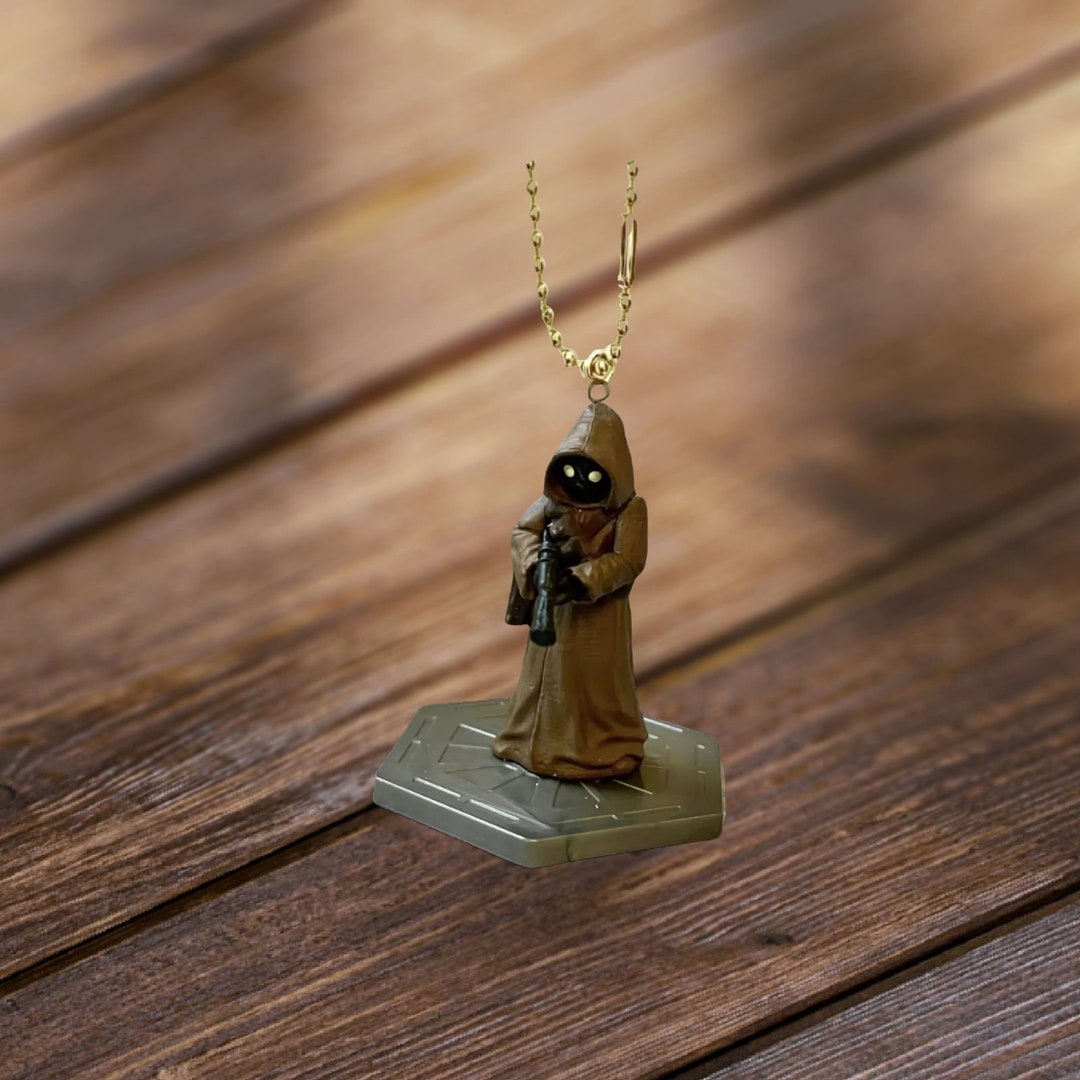 Star Wars Jawa Keychain Dangler Ornament Figure Pvc Charm Scientist ...