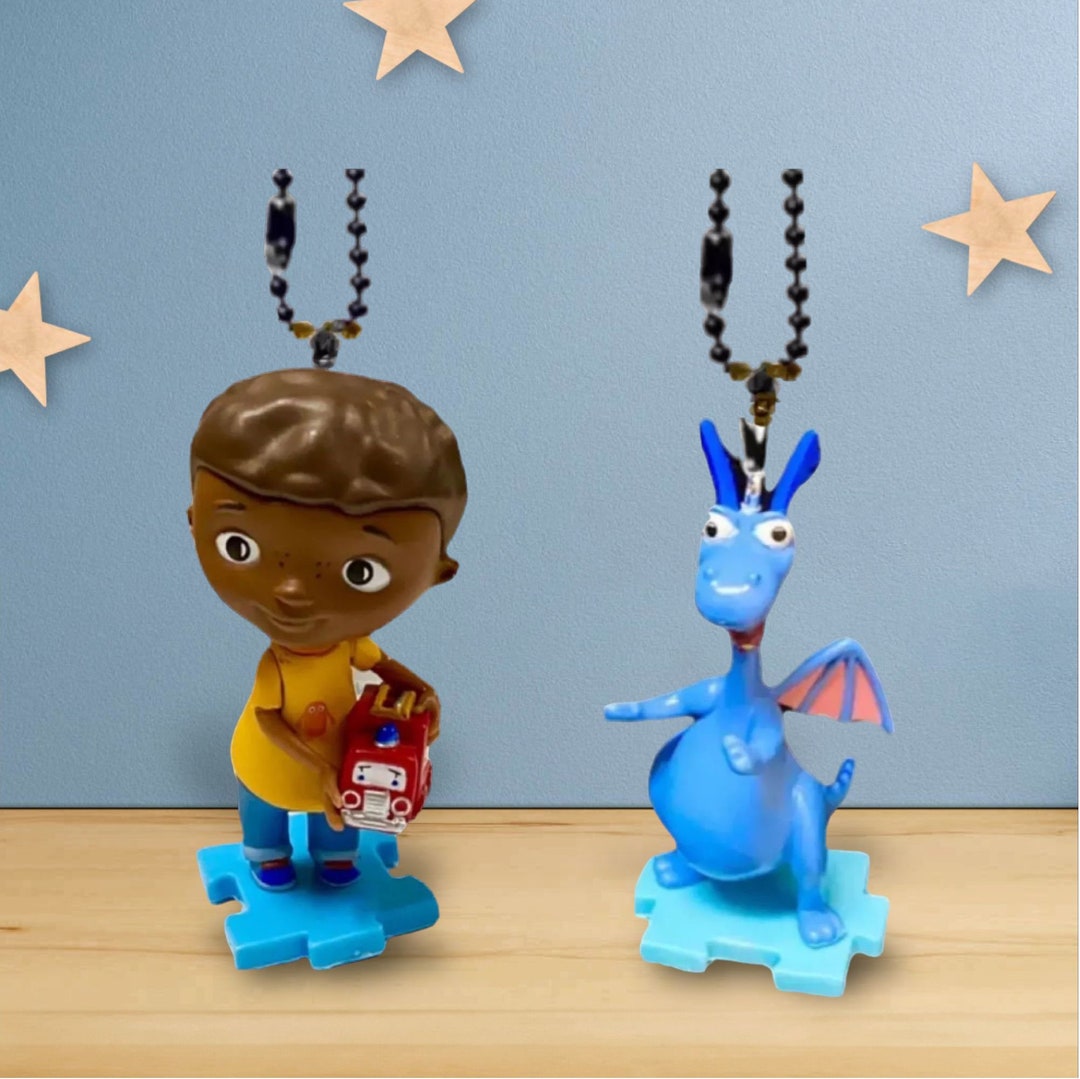 Donny & Stuffy Dragon Pvc Keychain Dangler Figure Doc Mcstuffins ...