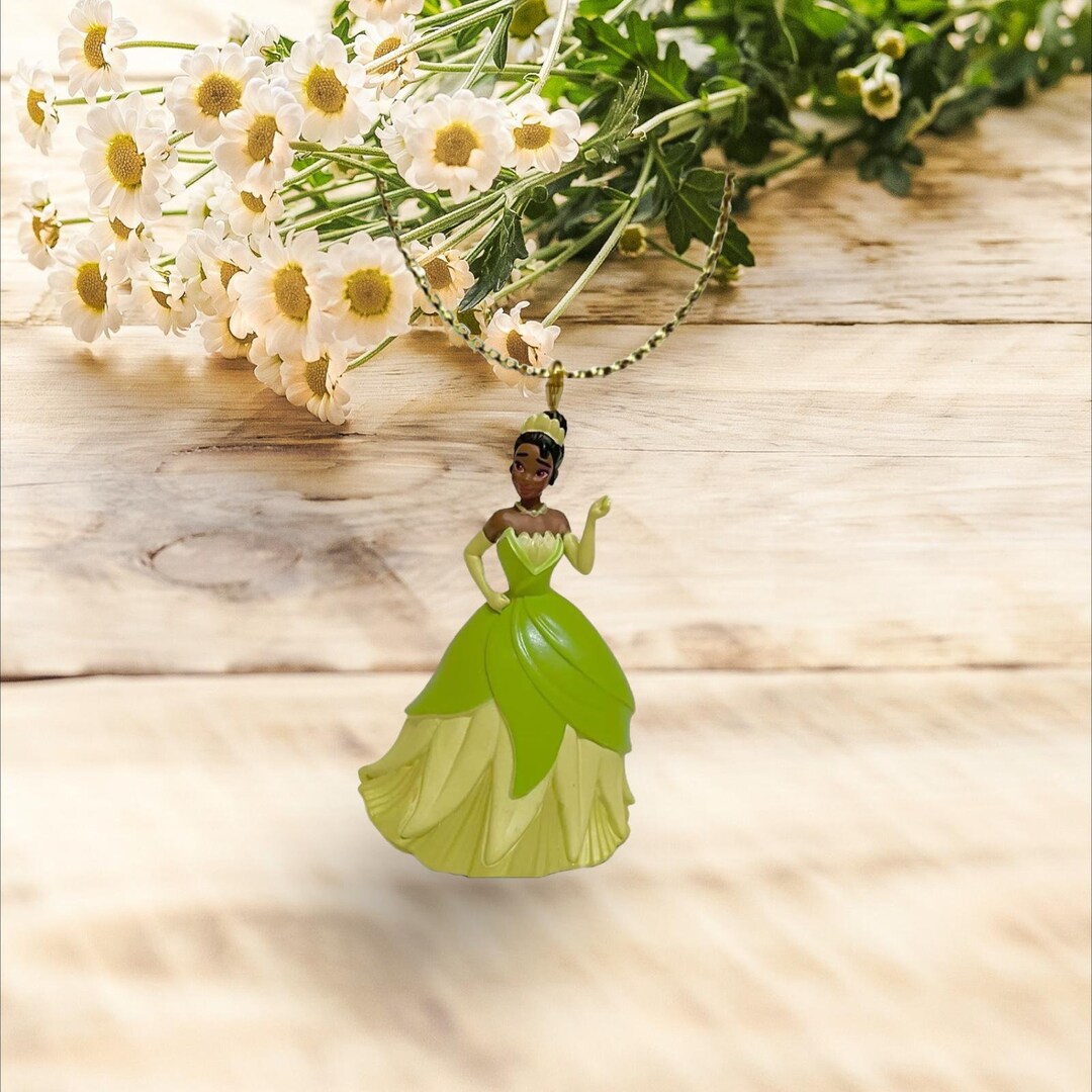 Playful Princess & Frog Tiana Ornament PVC Figure Charm Figurine 3” New ...