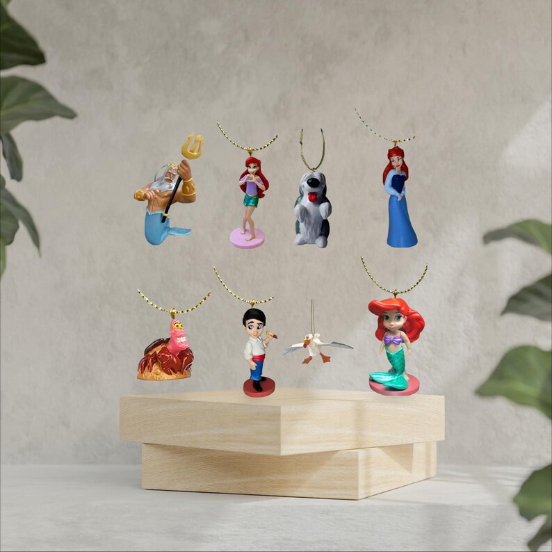 Little Mermaid Ariel Active Human Baby Eric Scuttle Flounder Triton 8 ...