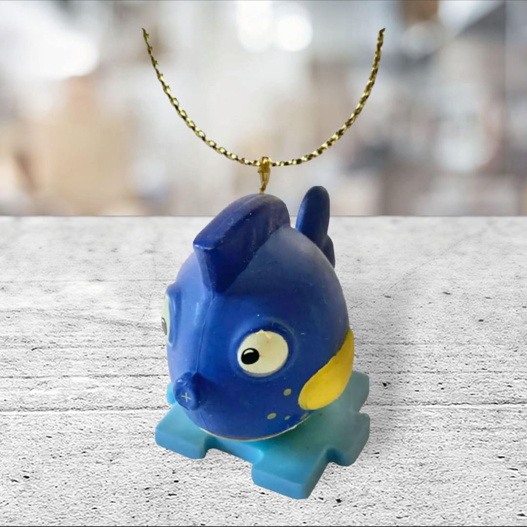 Squeakers Blue Fish PVC Ornament Figure Doc Mcstuffins Figurine Charm ...