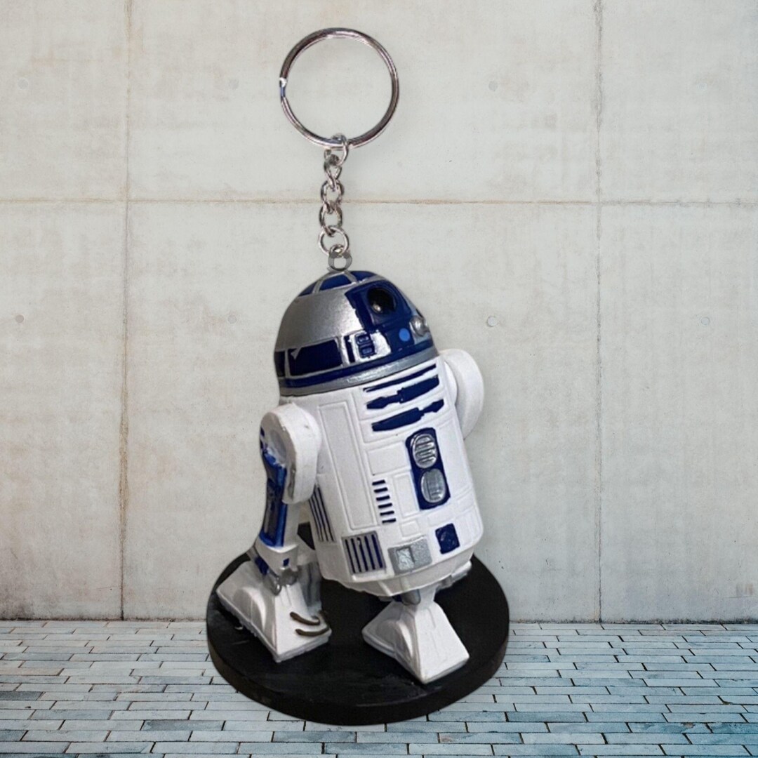 Star Wars Force Awakens R2 D2 Key Ring Keychain Ornament Figure Figurine Charm Custom - Etsy
