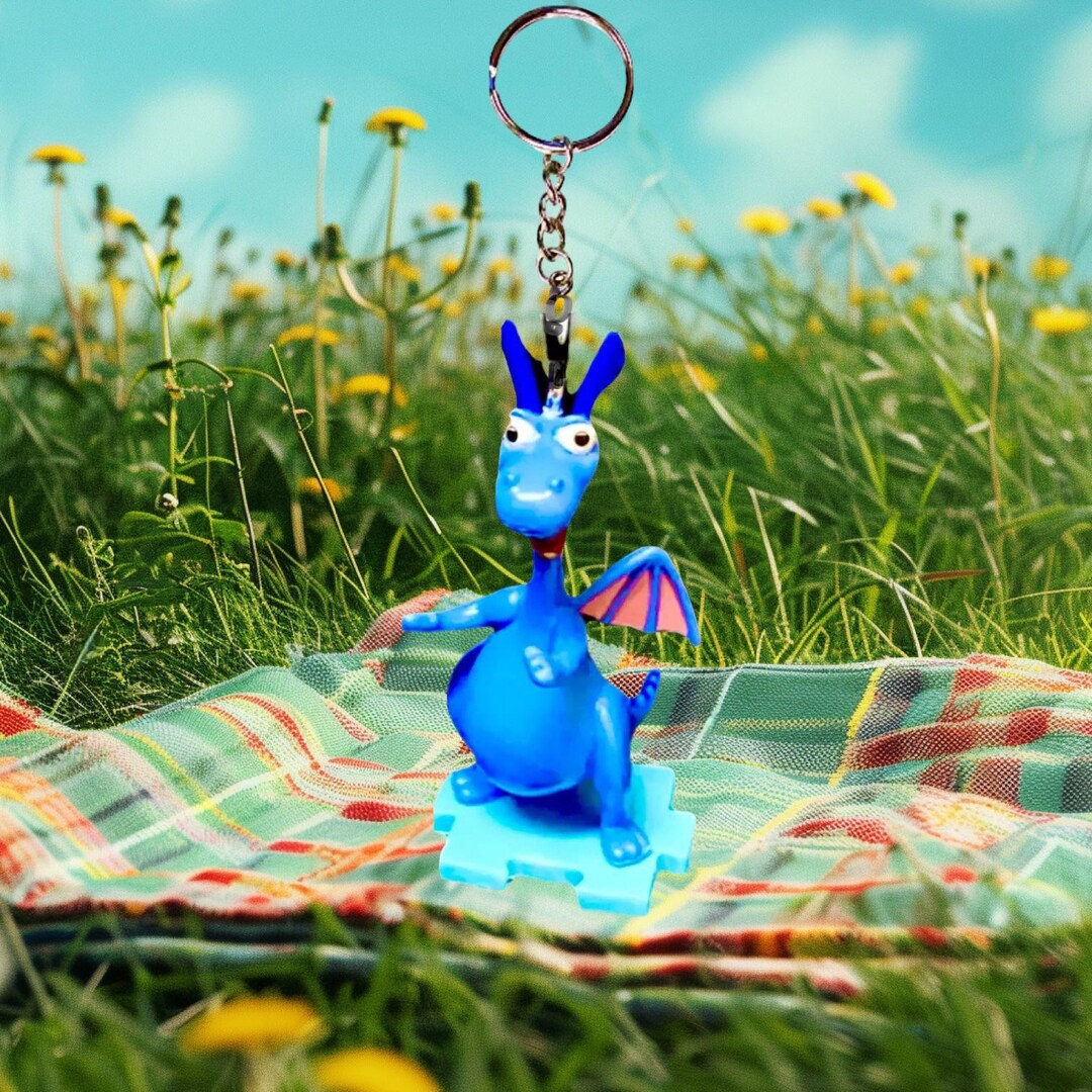 Doc Mcstuffins Stuffy Dragon Key Ring Keychain Ornament Figure Figurine ...