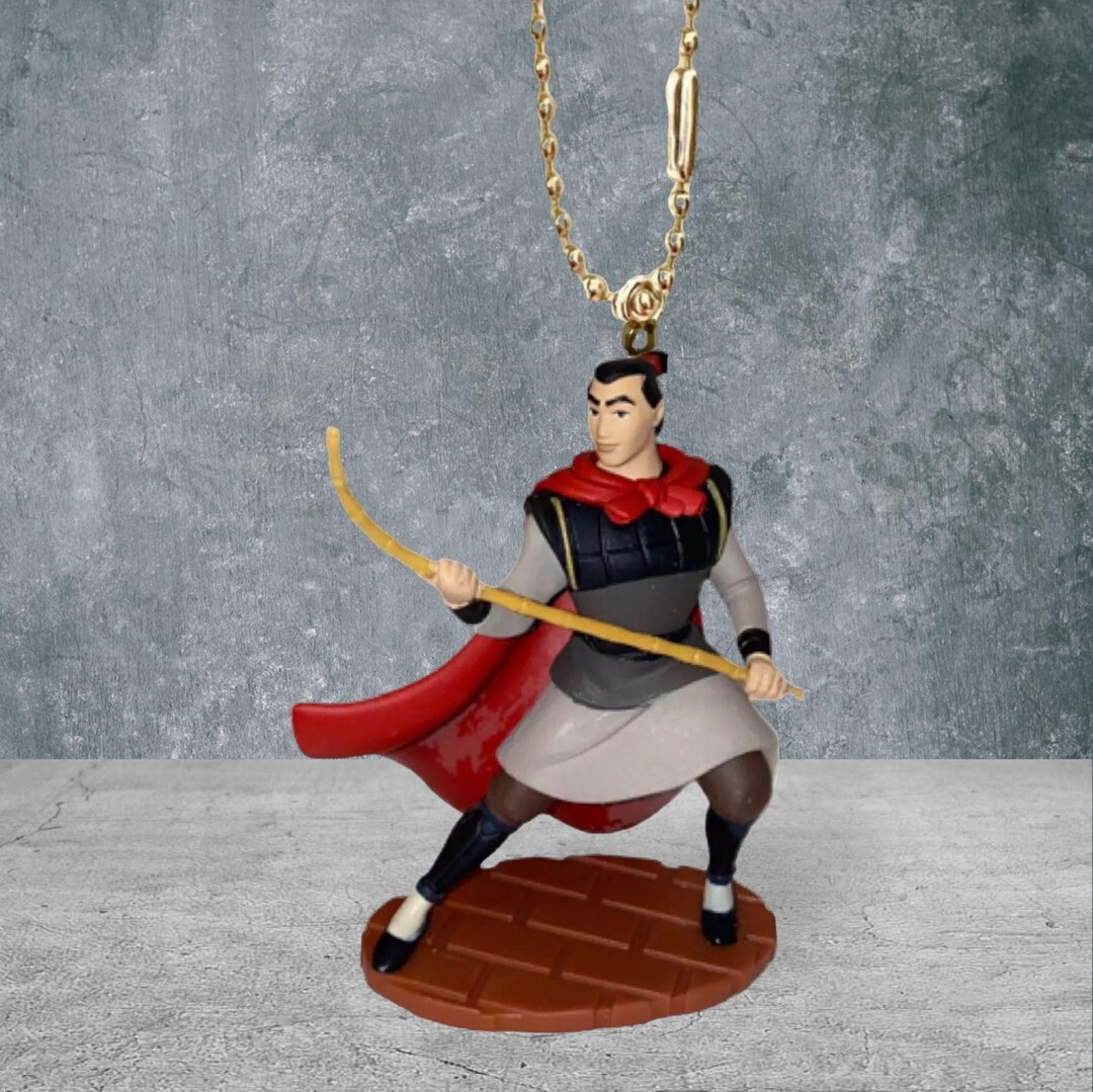 Mulan Li Shang Pvc Keychain Dangler Ornament Figure Figurine Holiday ...