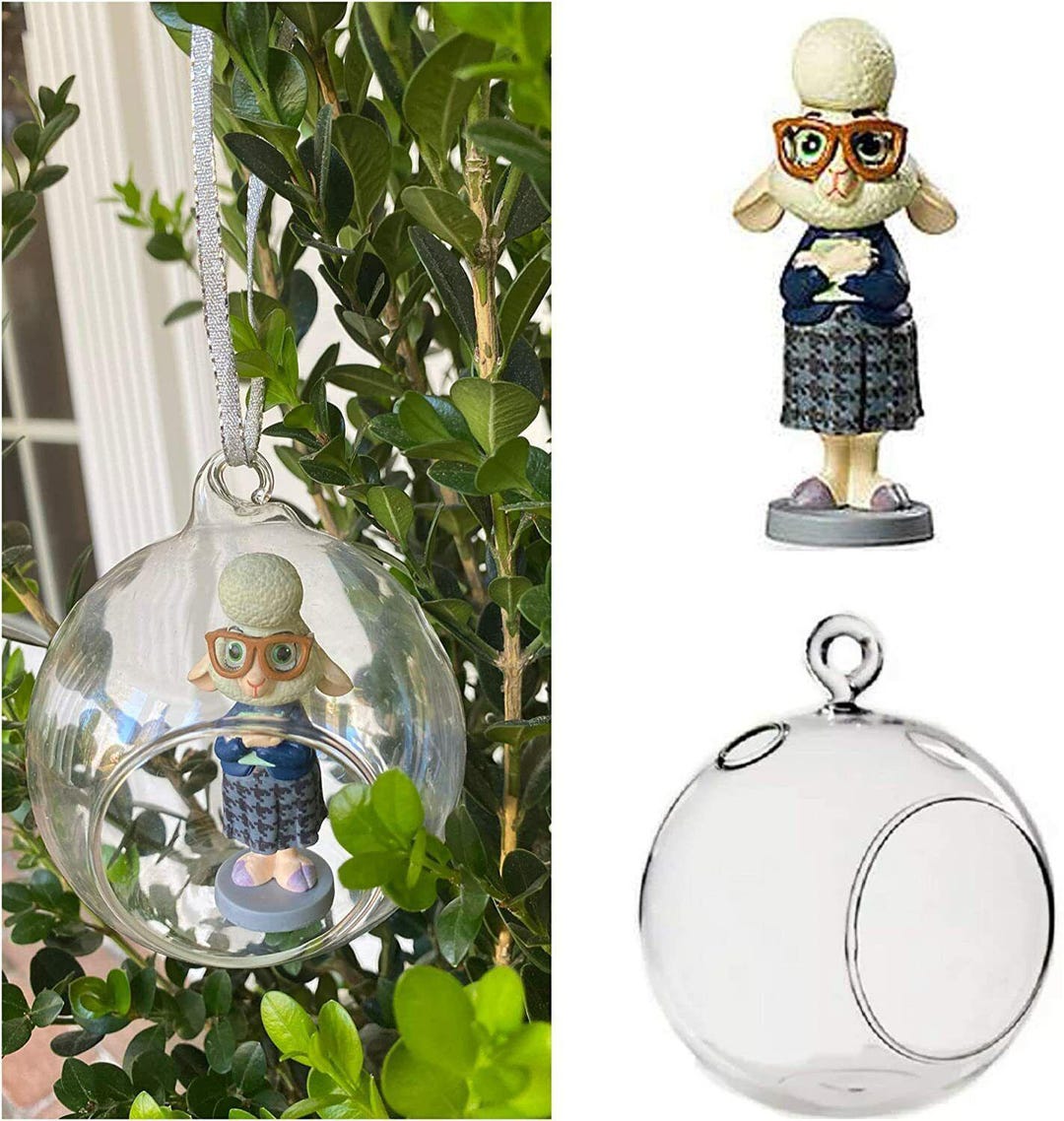 Zootopia Assistant Mayor Bellwether in Globe Ornament PVC Figure ...