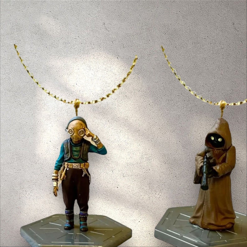 Star Wars Maz Kanata & Jawa Ornament Pirate Queen Figure Figurine PVC ...