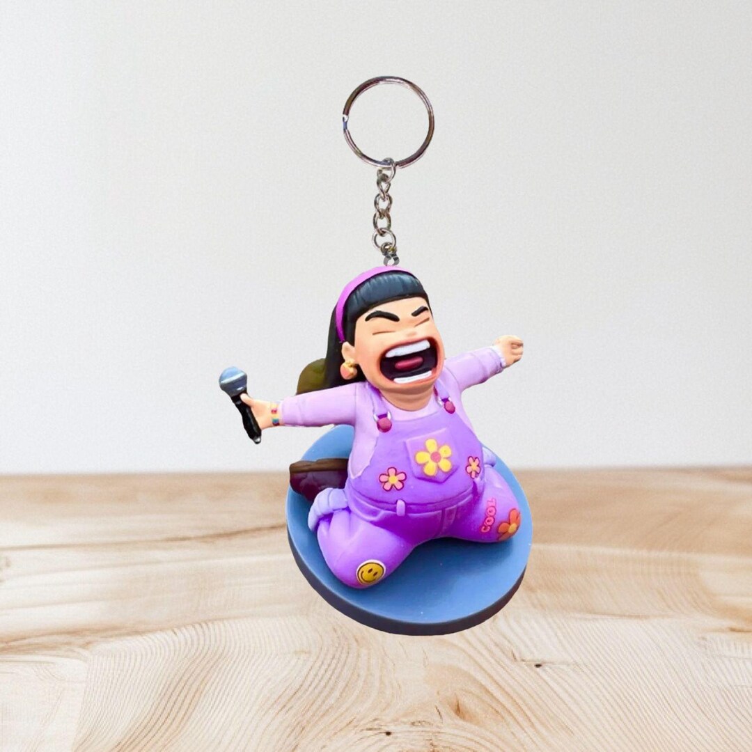 Turning Red Abby Key Ring Keychain Figure Figurine Mei Friend Charm ...
