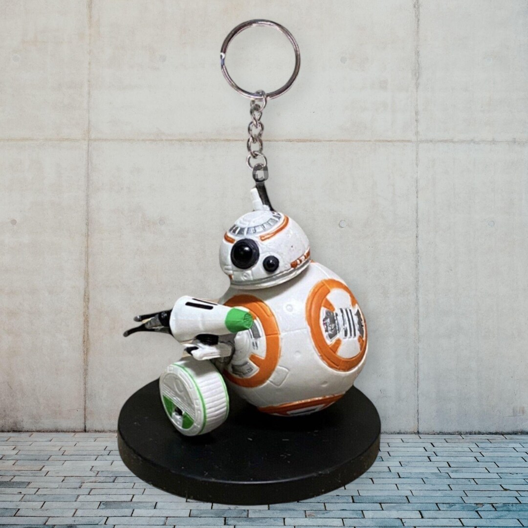 Star Wars BB8 With D-O Rise of Skywalker Key Ring Keychain Ornament Pvc ...