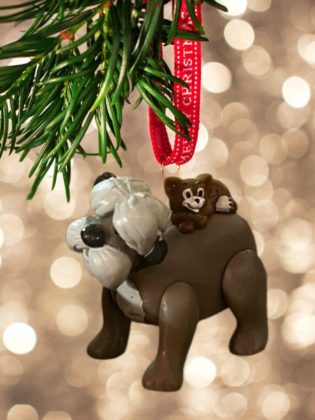 Ornament Disney 101 Dalmatians Colonel & Sergeant Tibbs PVC Figure ...