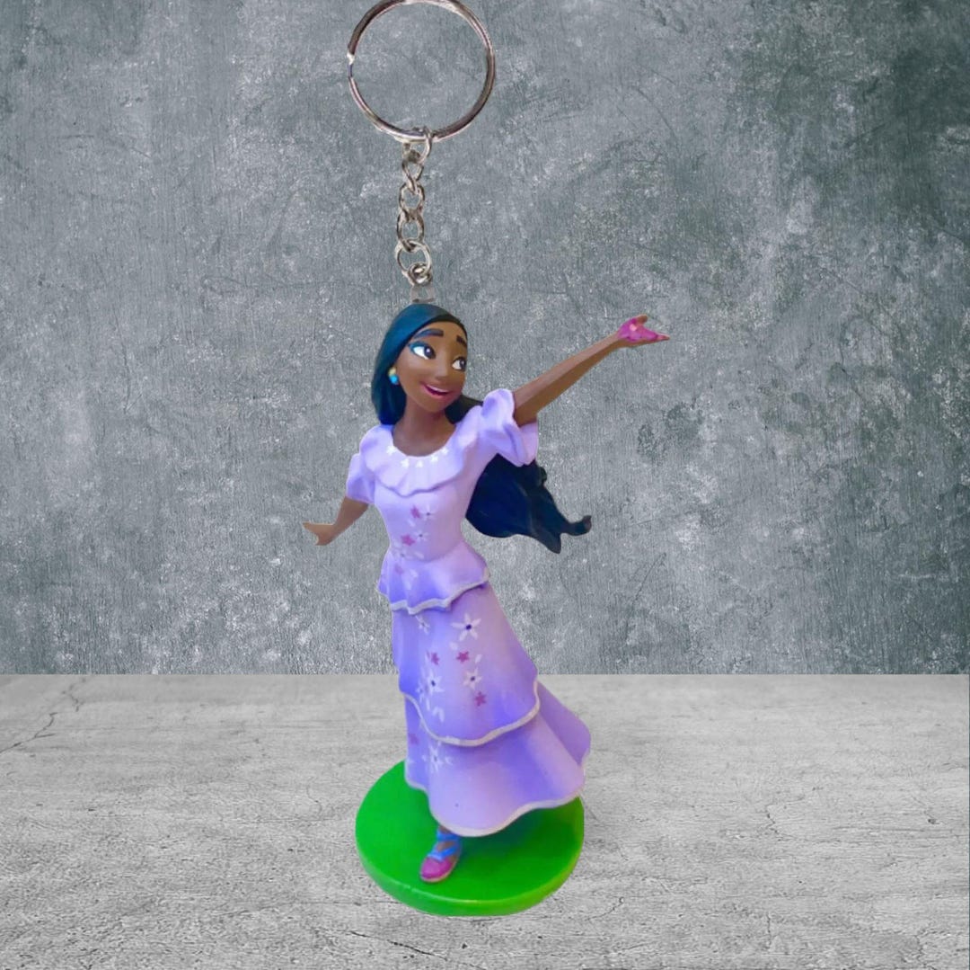 Encanto Isabela Madrigal PVC Key Ring Keychain Ornament Figure Figurine ...