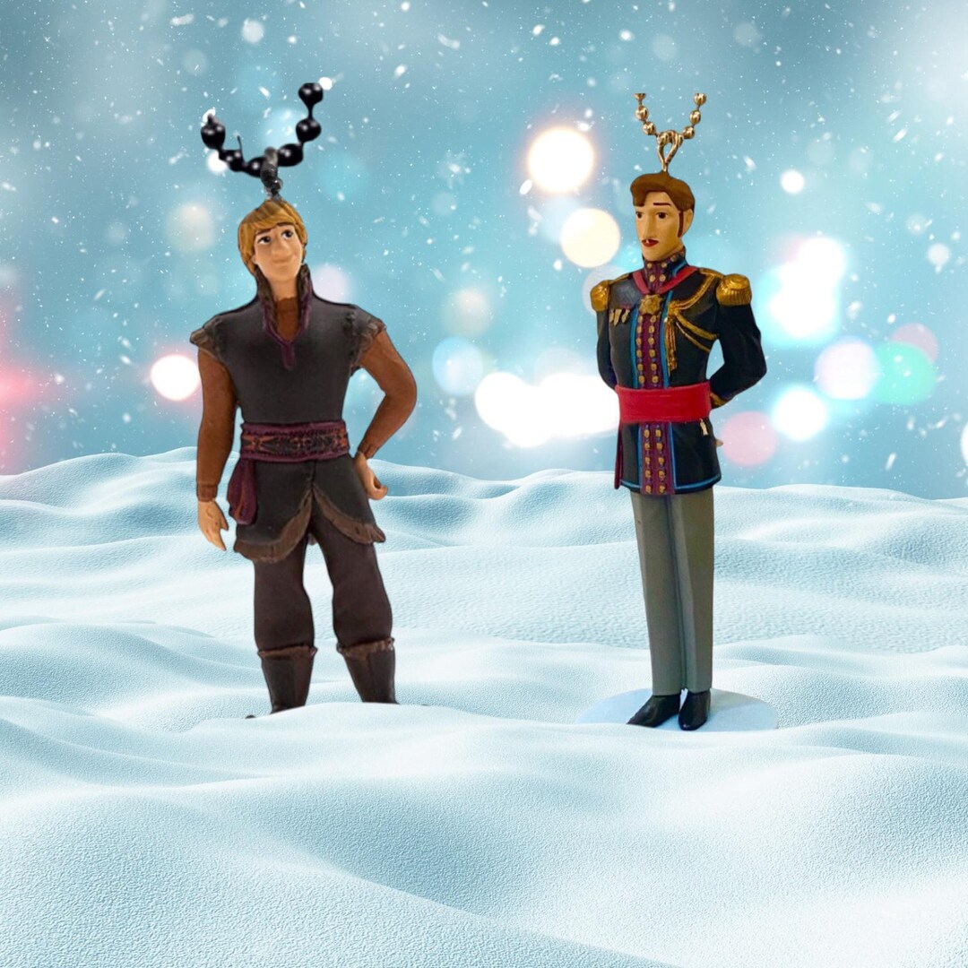 King Agnarr & Kristoff Pvc Keychain Dangler Ornament Figure Frozen Elsa ...