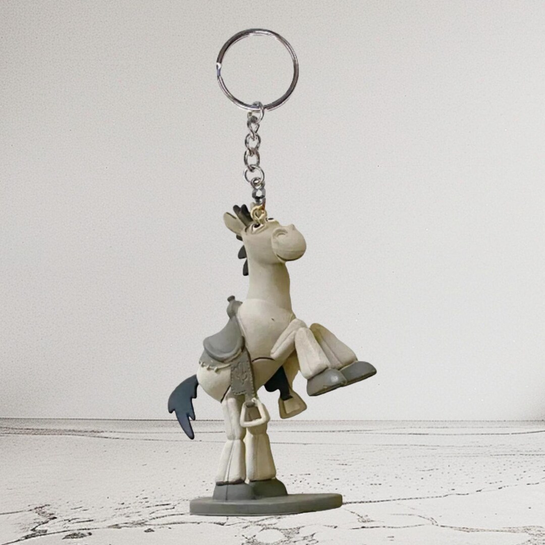 Toy Story 25th Anniversary Bullseye Horse Key Ring Pvc Keychain ...